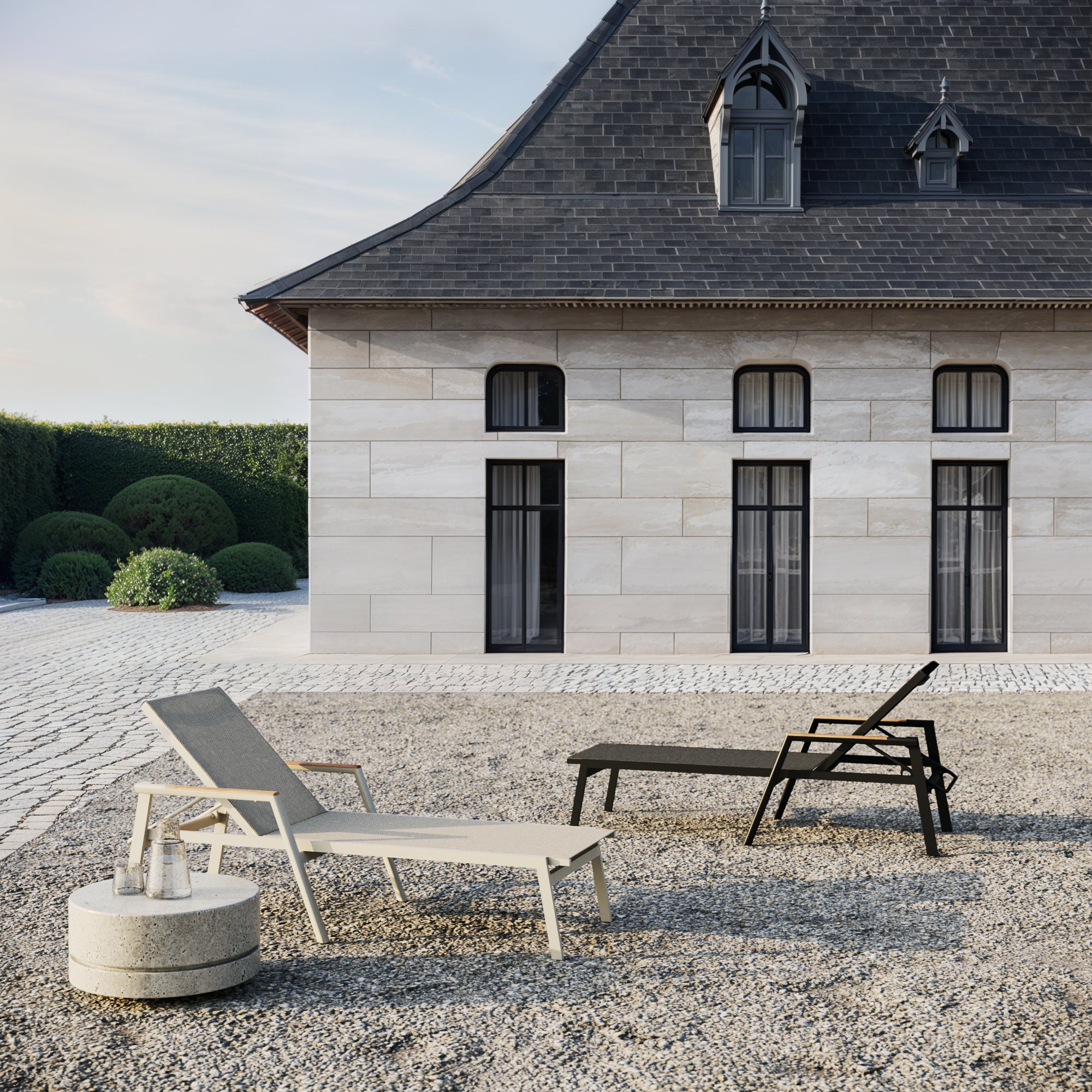 Gemma Charcoal Şezlong – SNOC